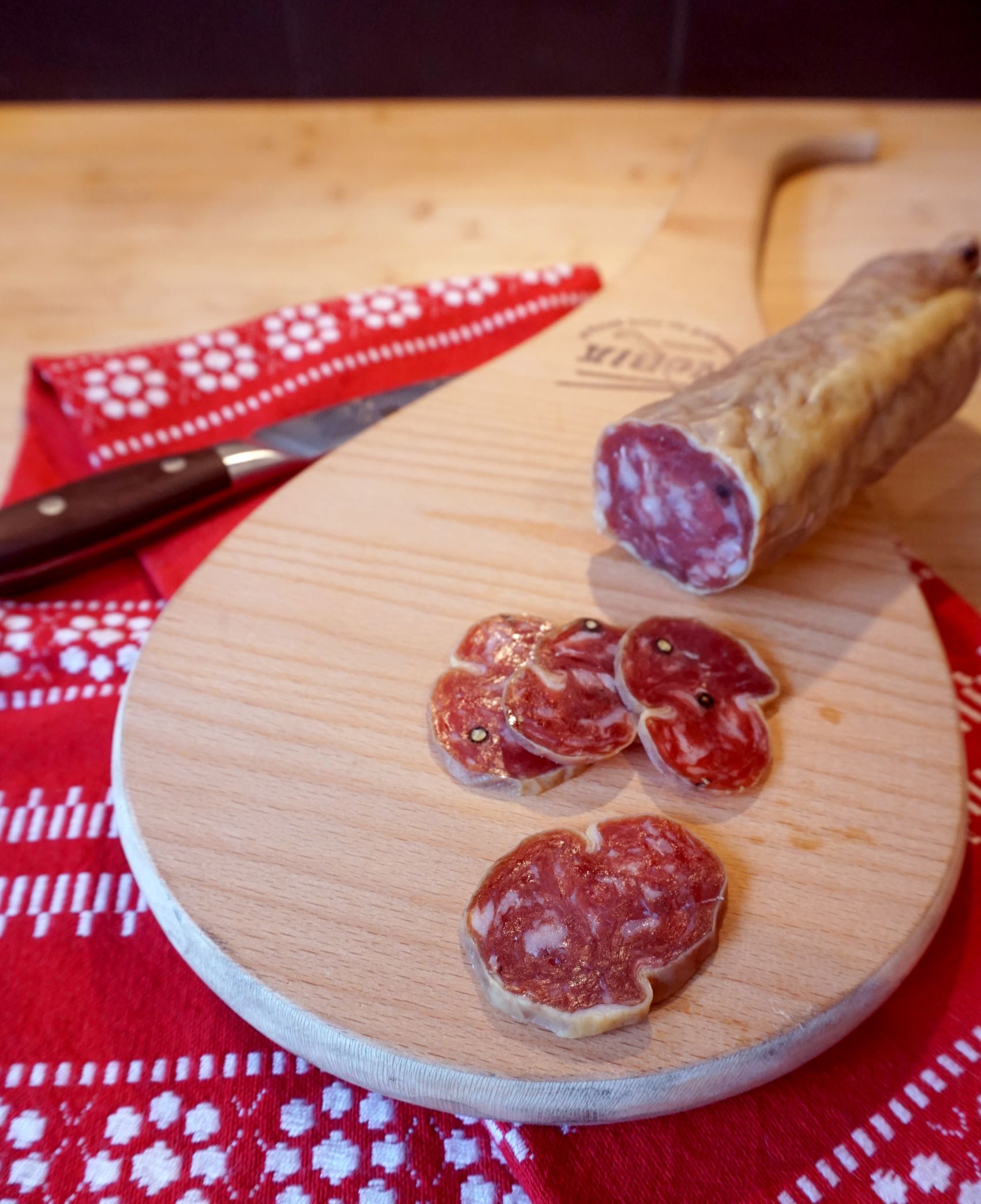 Saucisson artisanal Bio fermier (250 g) - La boutique de Maïder